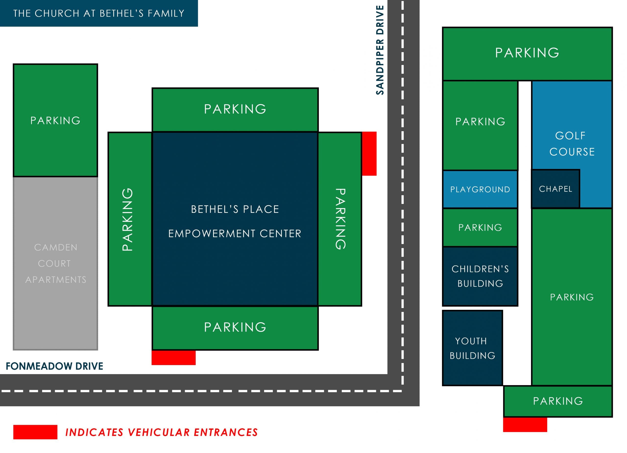 Campus Maps - One Church @ Bethel's Family